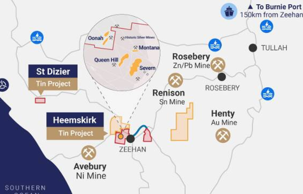 Tin project in Tasmania advances with shared infrastructure MOU